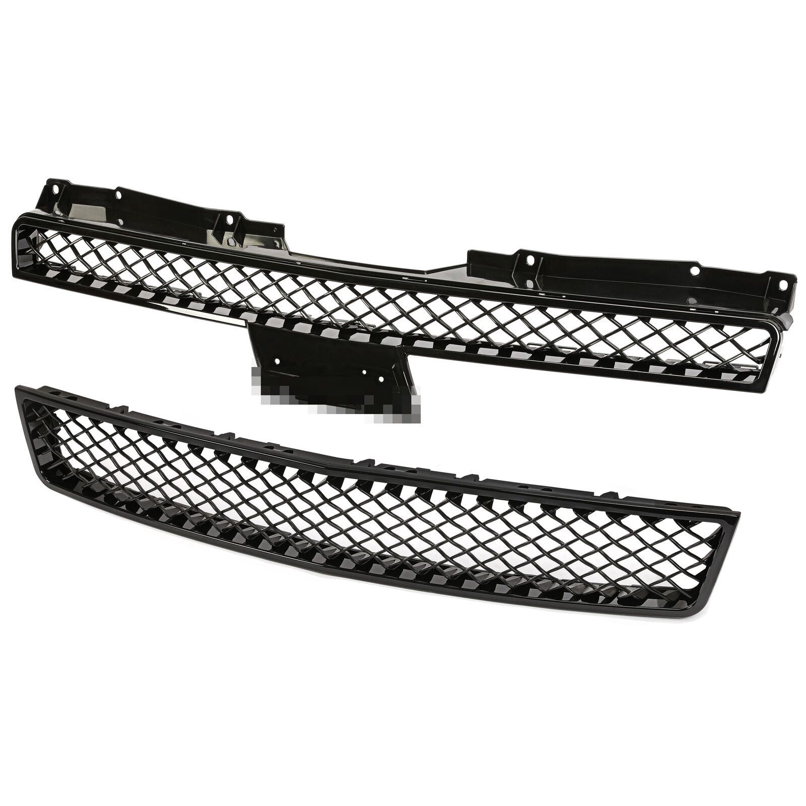 Teledu Black Mesh Front Grille Grill For Chevy 07-14 Chevy Tahoe ...