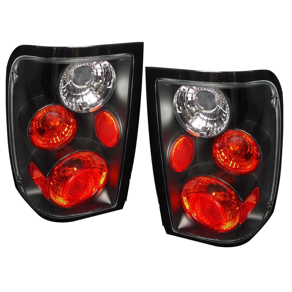 Teledu Black Tail Lights Brake Lamps Left+Right - Walmart.com