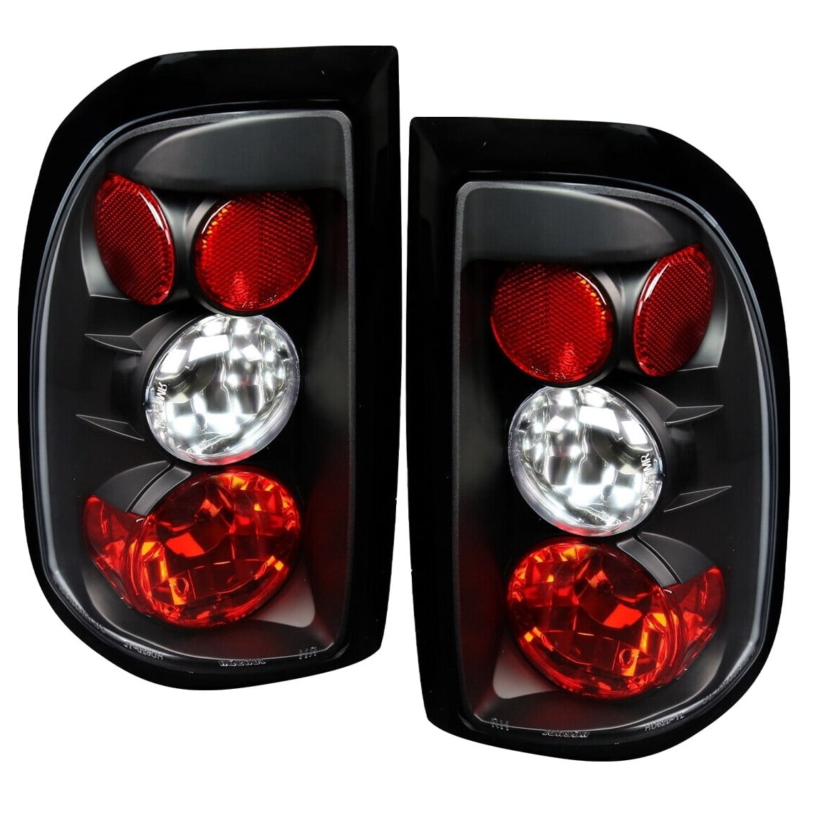 Teledu Black Tail Lights Rear Brake Lamps Pair Left+Right - Walmart.com