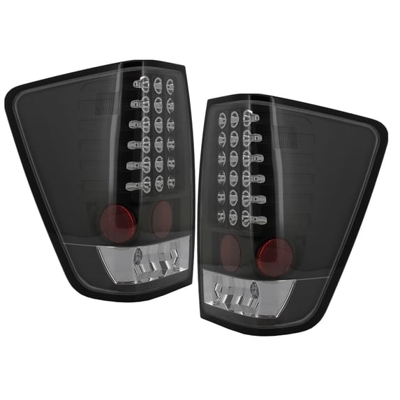 Teledu Black Tail Lights Titan Pickup LED Brake Signal Lamps Left+Right ...