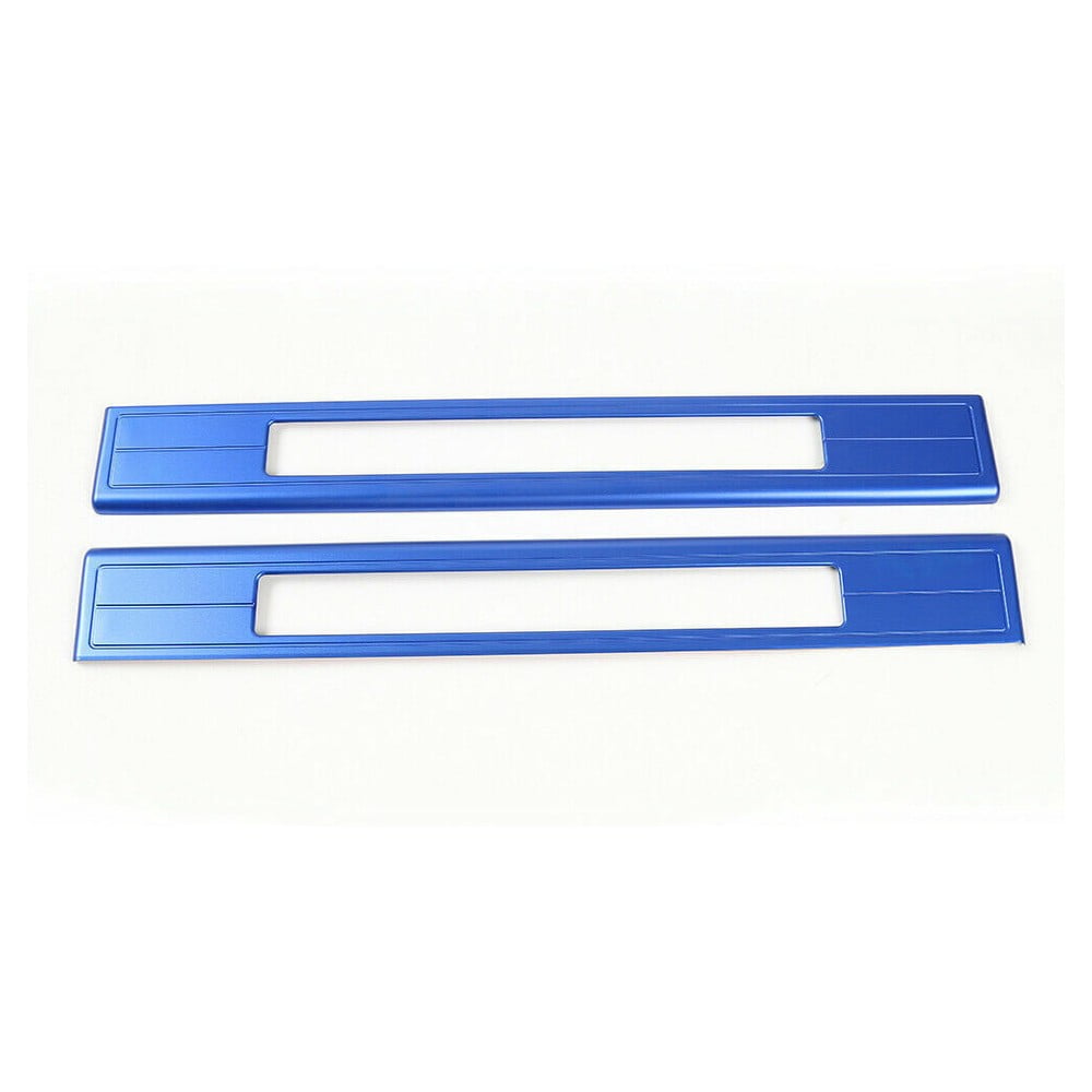 Teledu Blue External Door Sill Plate Guard Sticker Cover Trim - Walmart.com