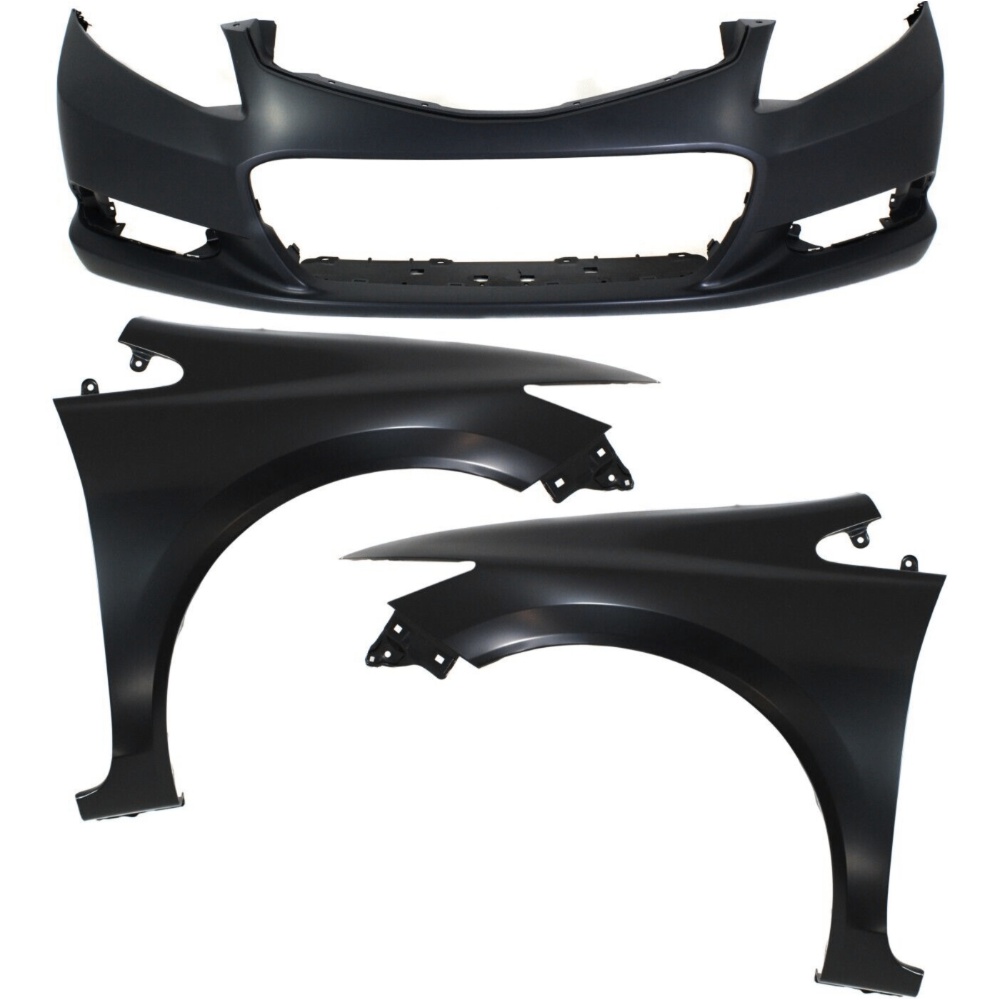 Teledu Bumper Cover Kit For Honda 2012-2013 Civic Coupe Front - Walmart.com