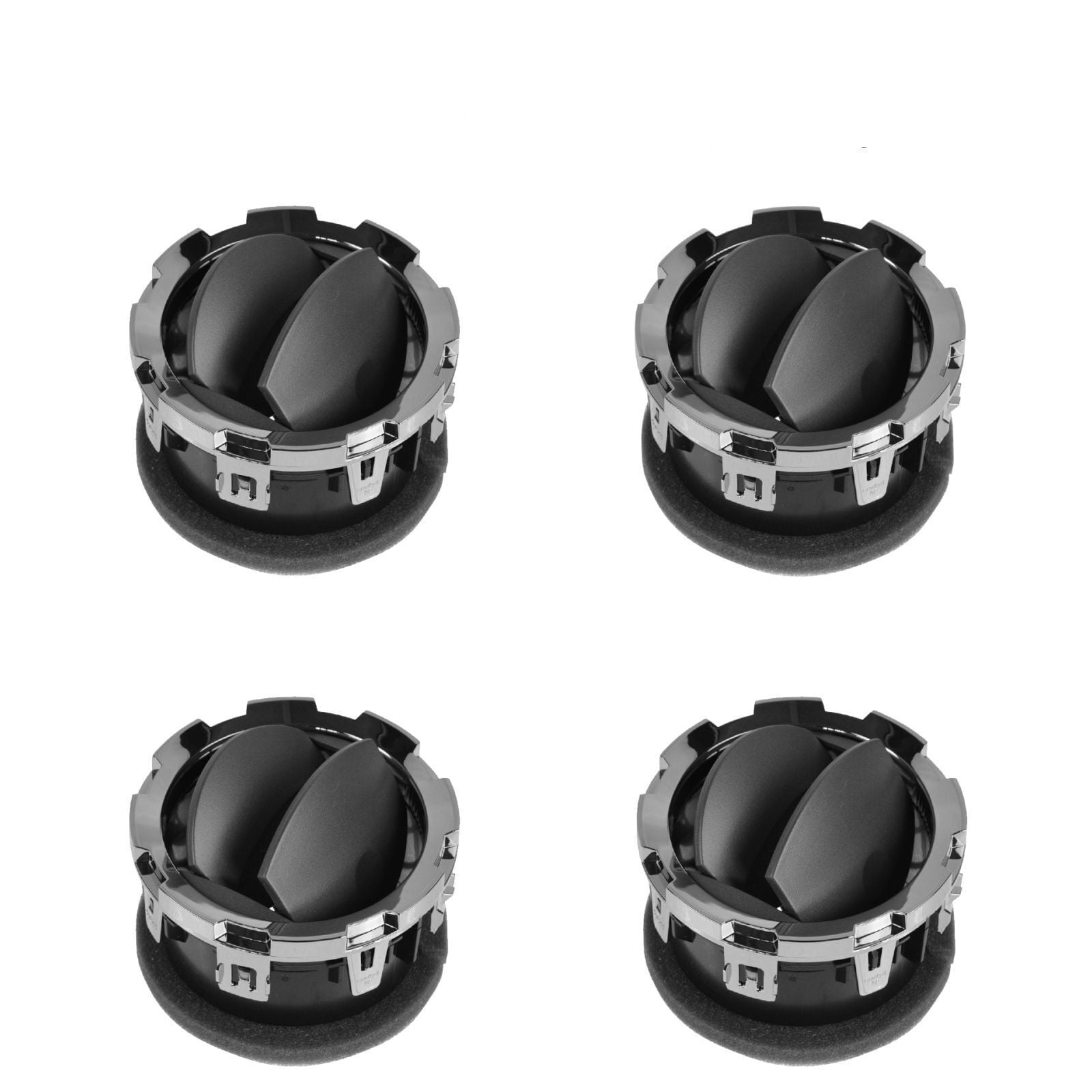 Teledu Dash Air Vent Louver Chrome & Warm Metallic Kit Set of 4 For ...