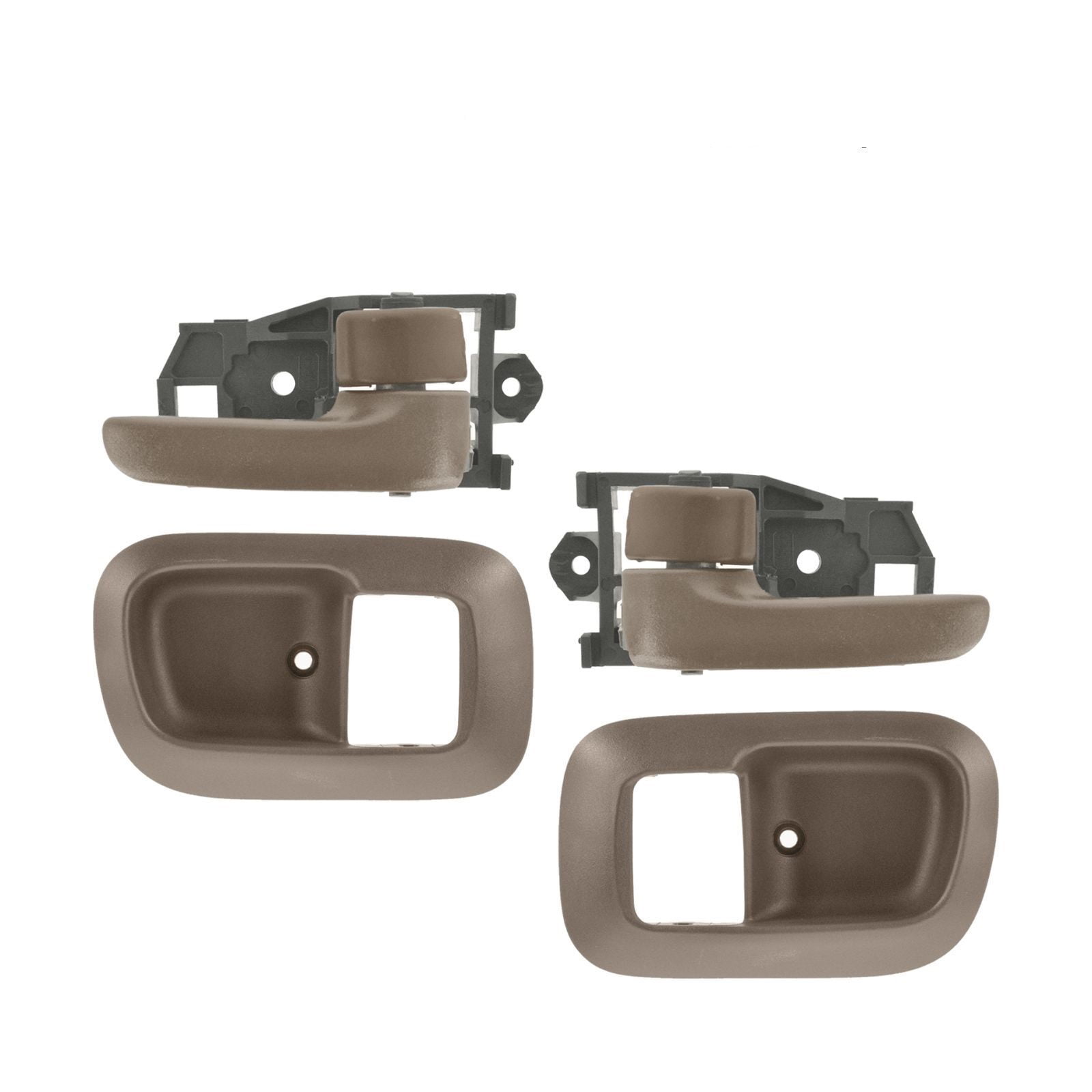 Teledu Door Handle & Bezel Interior Oak Brown Front Left/Right Pair Set ...