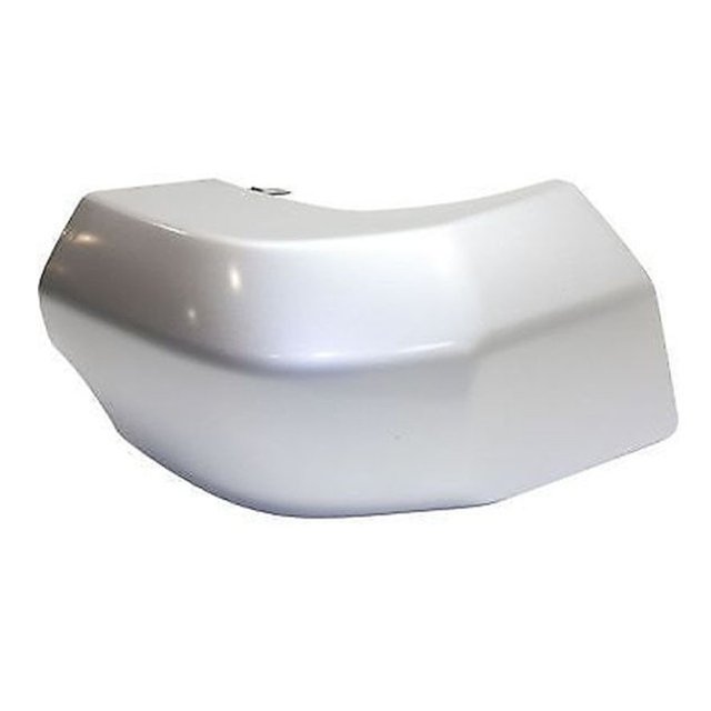 Teledu FJ Cruiser Rear Bumper Extension End Cap Pad Silver Plastic Left ...