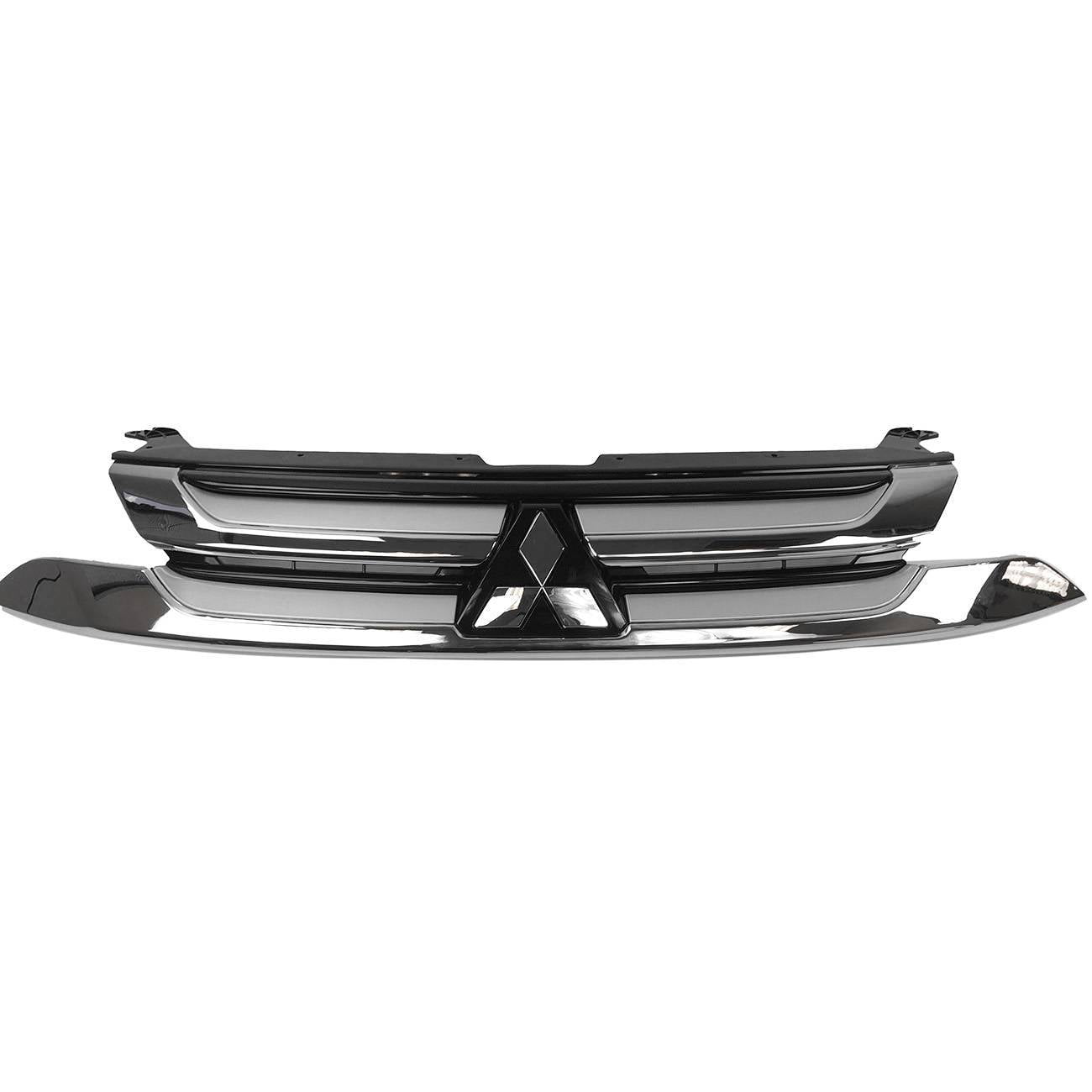 Teledu FOR Mitsubishi Outlander 16-17 Front Bumper Grille Grill-Assy W ...