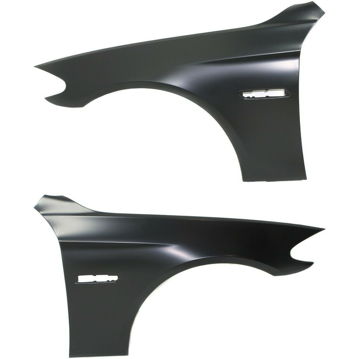Teledu Fender Set For 2011-2016 BMW Front Primed Steel w/ Molding Holes ...
