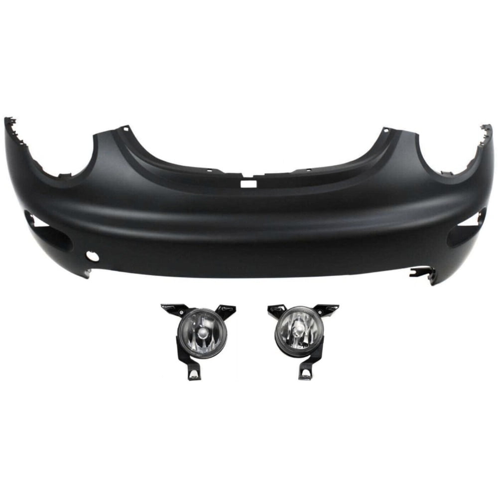 Teledu For 2001-2005 Volkswagen Beetle Set of 3 Bumper Covers Fascias ...