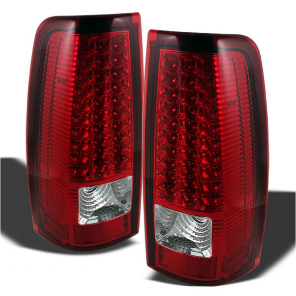 Teledu For 2003-2006 Chevrolet GMC Truck Red Clear LED Tail Lights Left ...