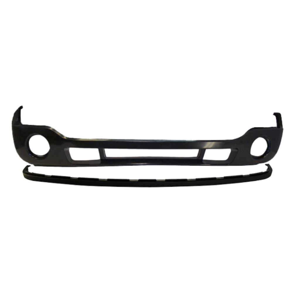 Teledu For 2003-2007 GMC FRONT BUMPER LOW VALANCE AIR DEFLECTOR W/FOG ...