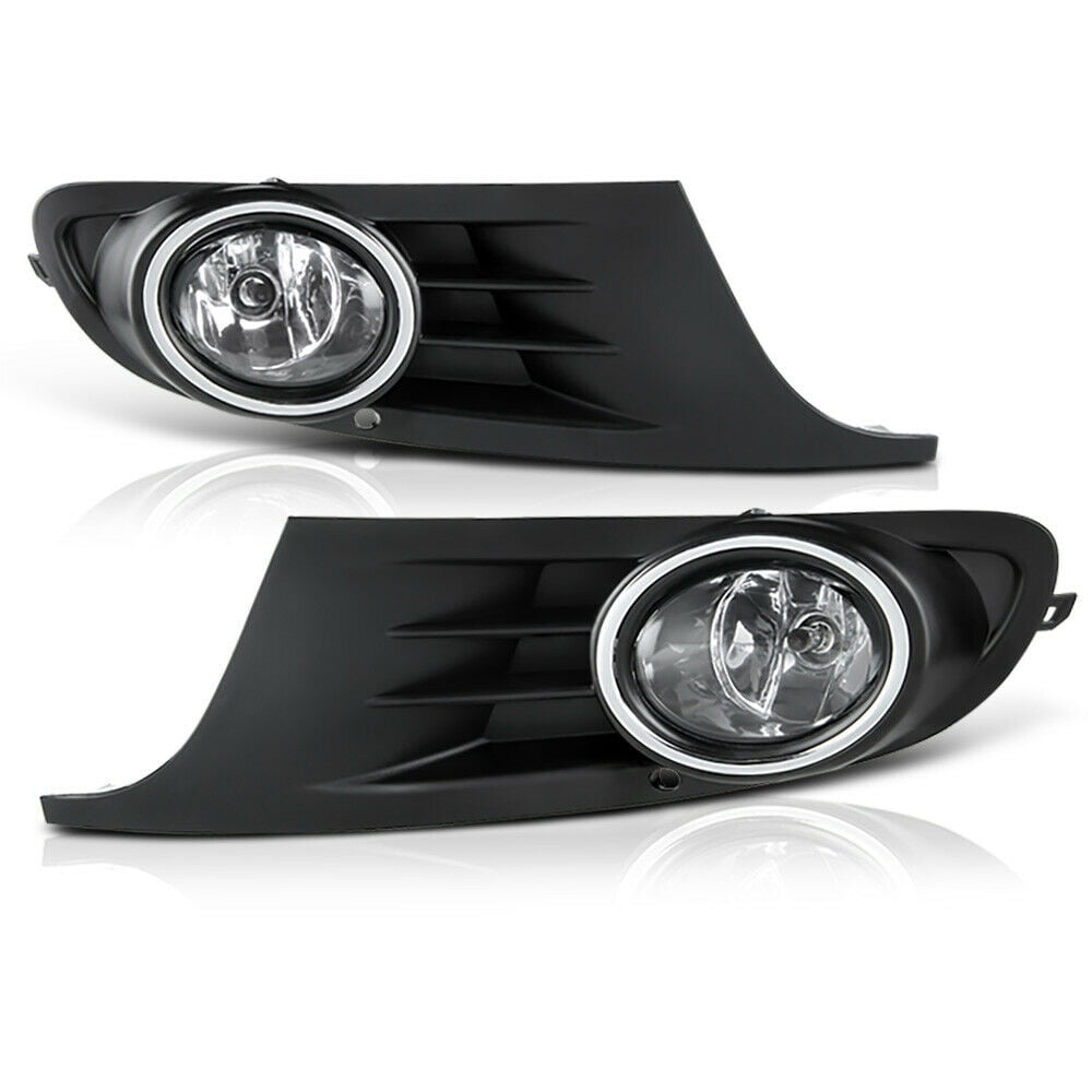Teledu For 2010-2014 VW Sportwagen MK6 Bumper Driving Fog Light +Bezel ...