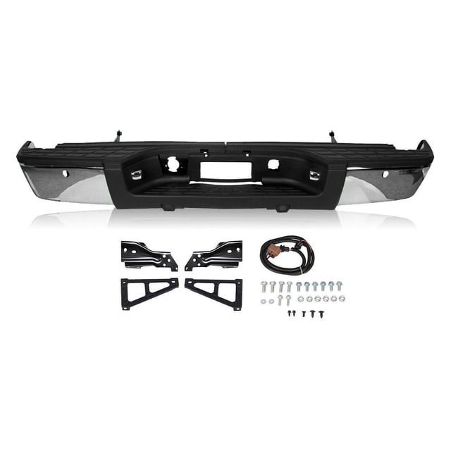 Teledu For Chevrolet Silverado 1500 GMC Sierra 1500 Chrome Steel Rear ...