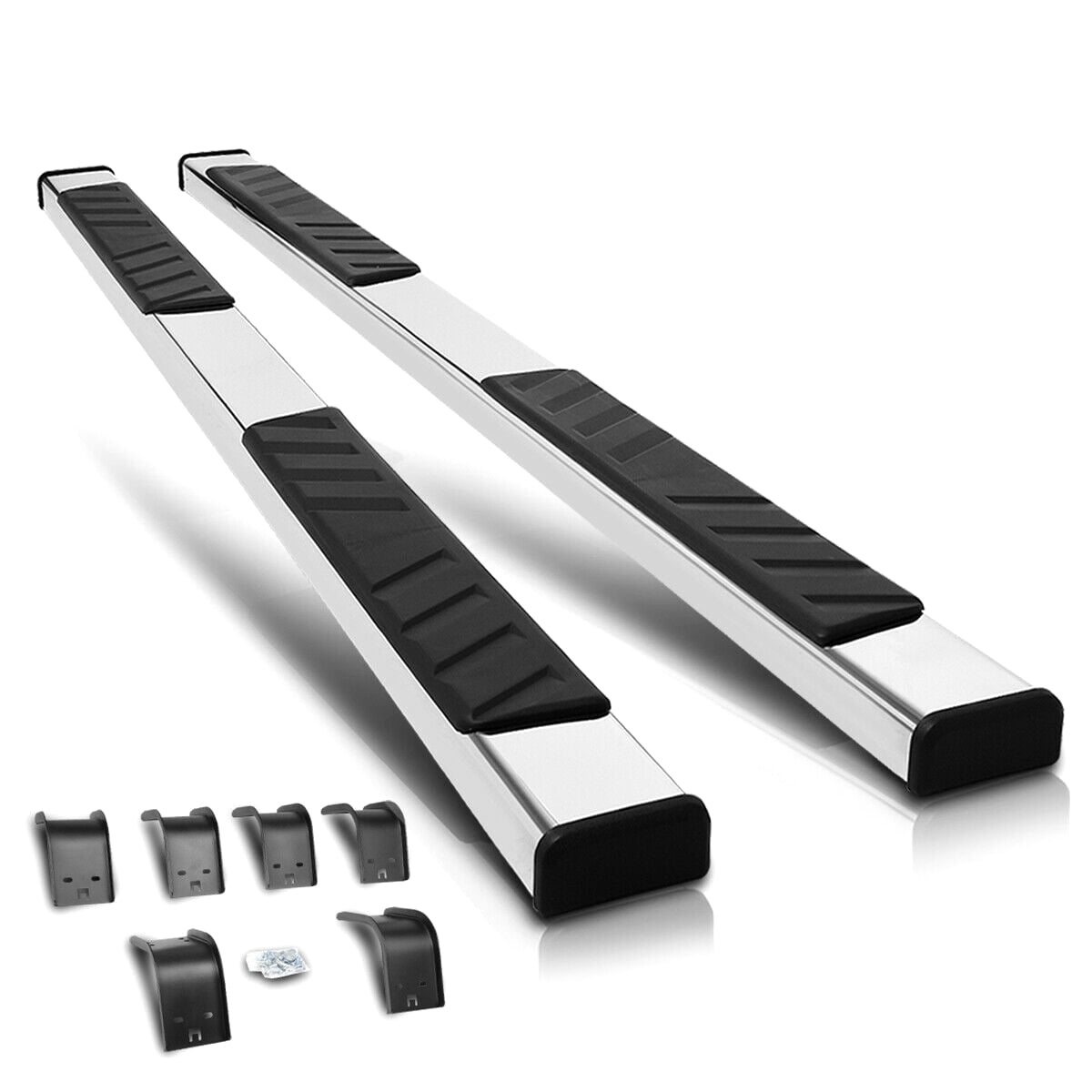 Teledu For Dodge Ram Crew Cab 5" Pad Side Step Nerf Bar Running Boards ...