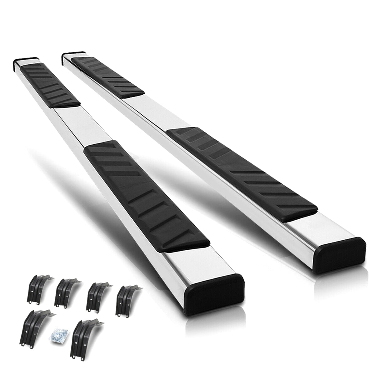 Teledu For Ford Extended Cab 5" Pad Side Step Nerf Bar Running Boards ...