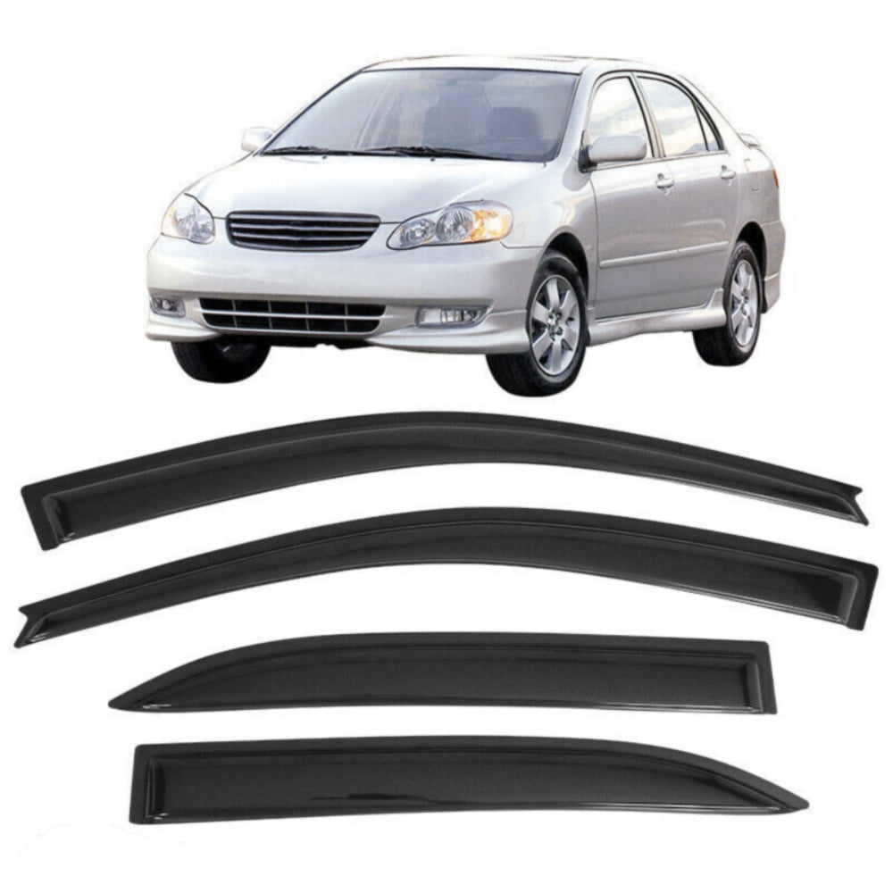 Teledu For Toyota 2003-2008 Corolla Window Visor Vent Sun Rain ...