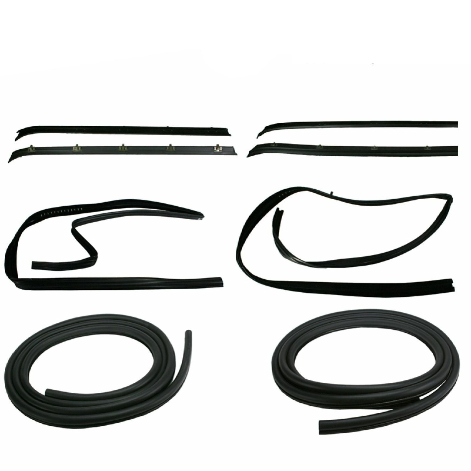 Teledu Front Door Window Run Sweep Felts Weatherstrip Seals Kit Set For ... Teledu Front Door Window Run Sweep Felts Weatherstrip Seals Kit Set For ...