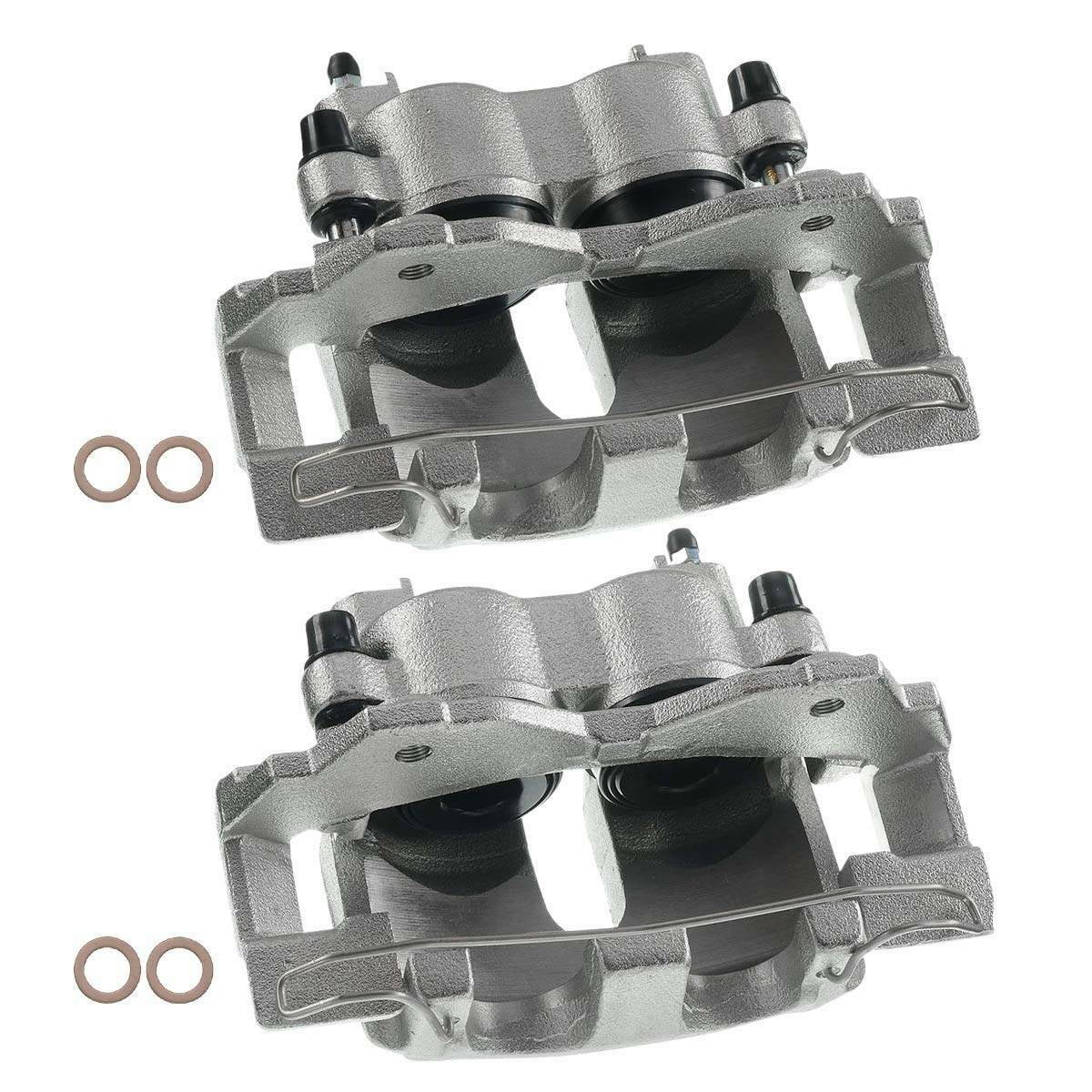 Teledu Front Left And Right Brake Calipers W Bracket For Jeep 1999 2002