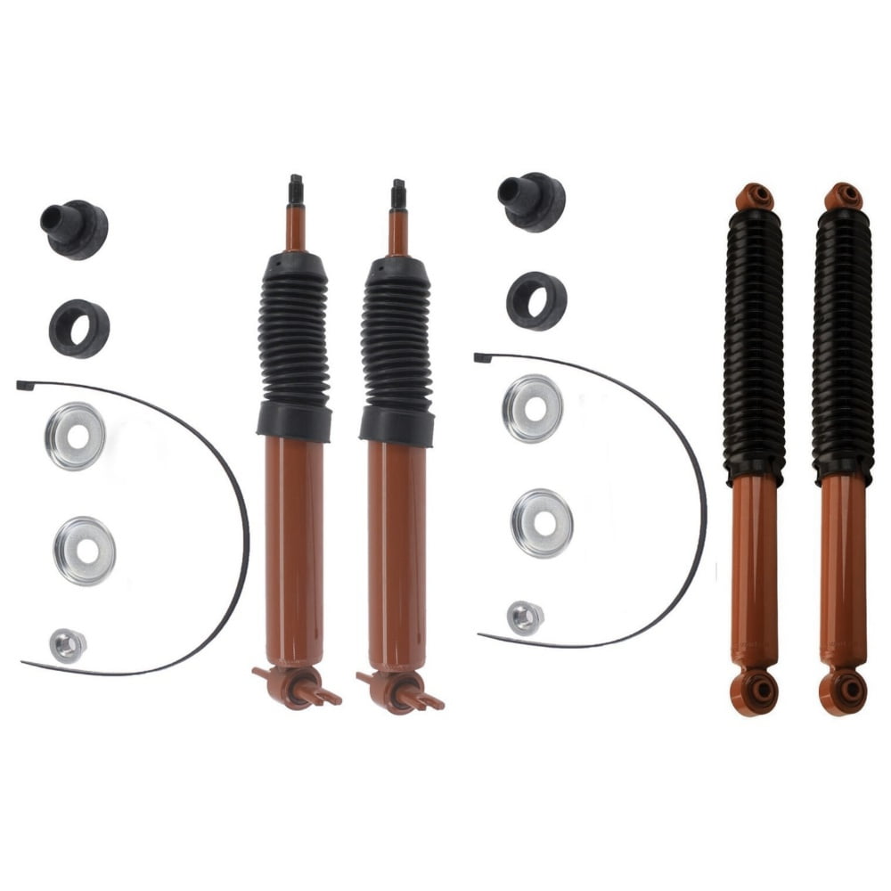 Teledu Front And Rear Shock Absorbers For 2006 2008 Dodge Ram 1500 Rwd