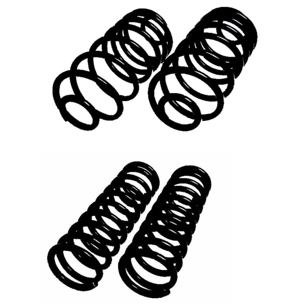 Teledu Front STD and Rear Cargo Coil Springs Kit For Buick Cadillac ...