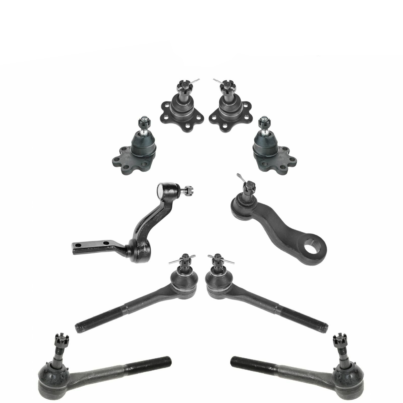 Teledu Front Suspension Kit Set Tie Rods Ball joints Pitman Idler For ...