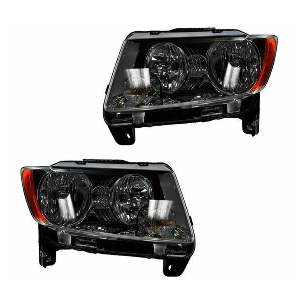 Teledu Headlight Assembly Set For 11-13 Compass Sport Utility 11-13 ...