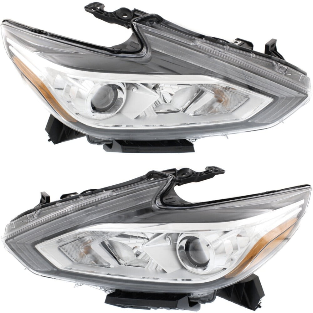Teledu Headlight Set For Nissan 16-18 Altima Sedan Left and Right ...