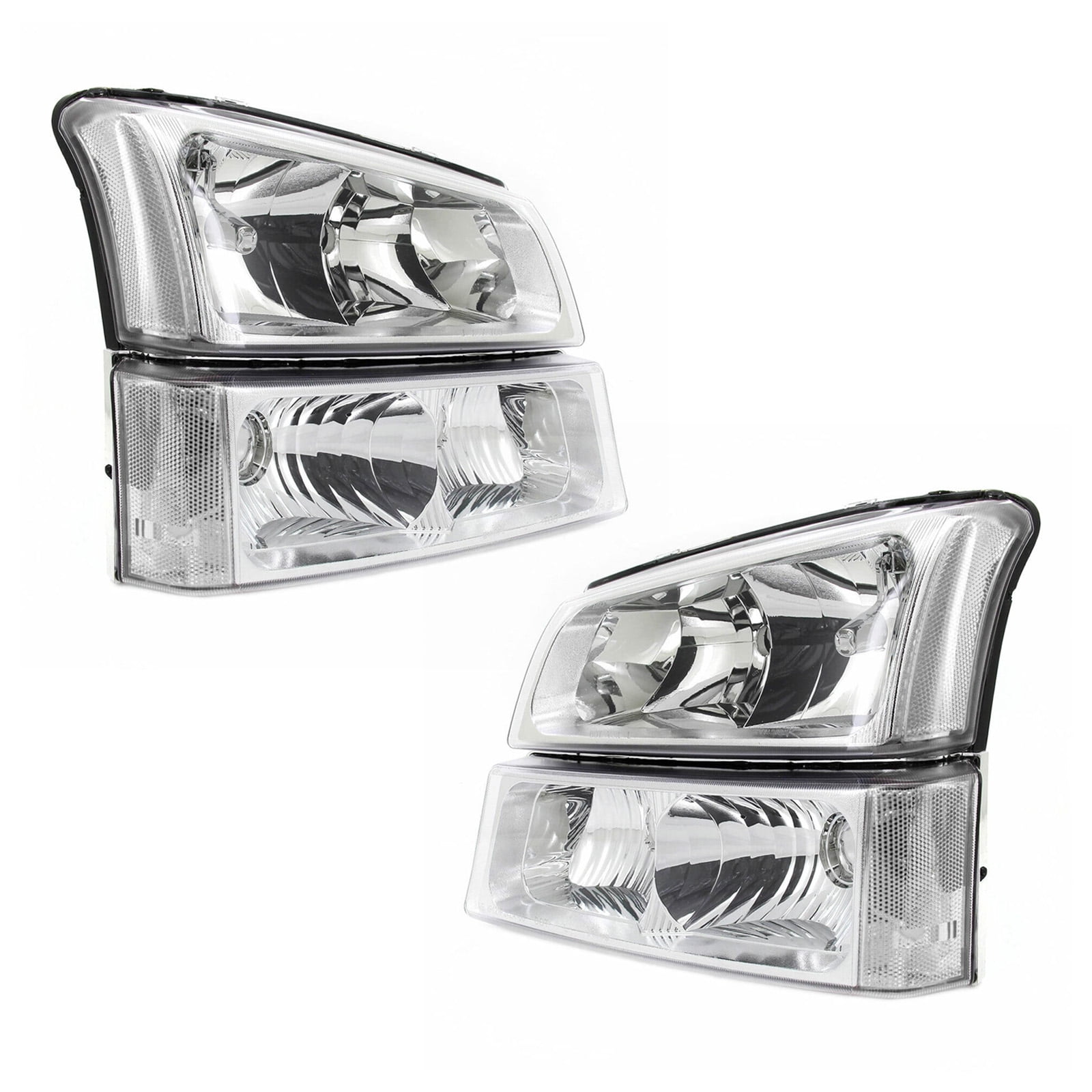 Teledu Headlights+Bumper Signal Lamps Clear - Walmart.com