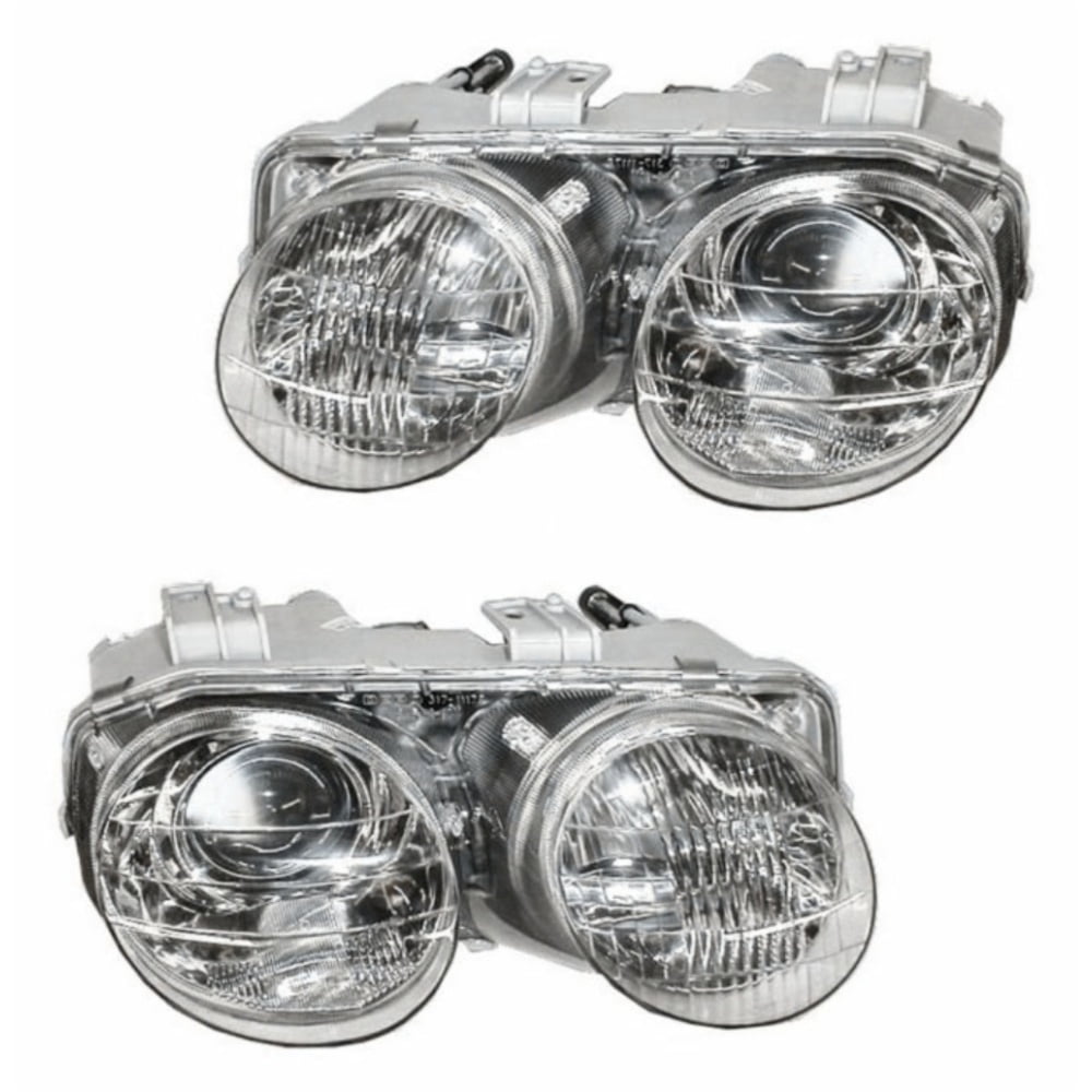 Teledu Headlights Headlamps Left & Right Pair Set For 1998-2001 Acura ...