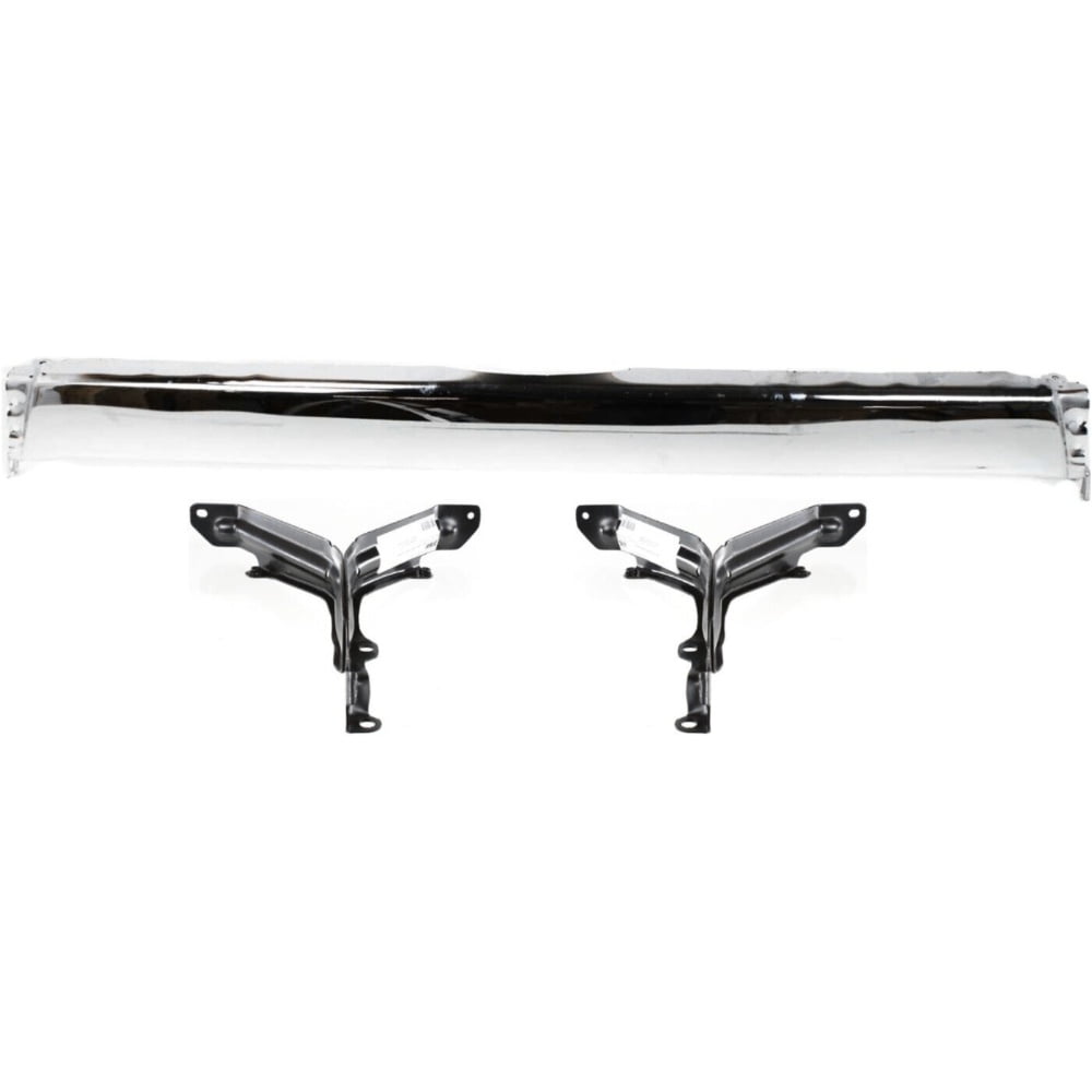 Teledu Rear Step Bumper Face Bars Set of 3 Chrome For 1996-1998 Toyota ...