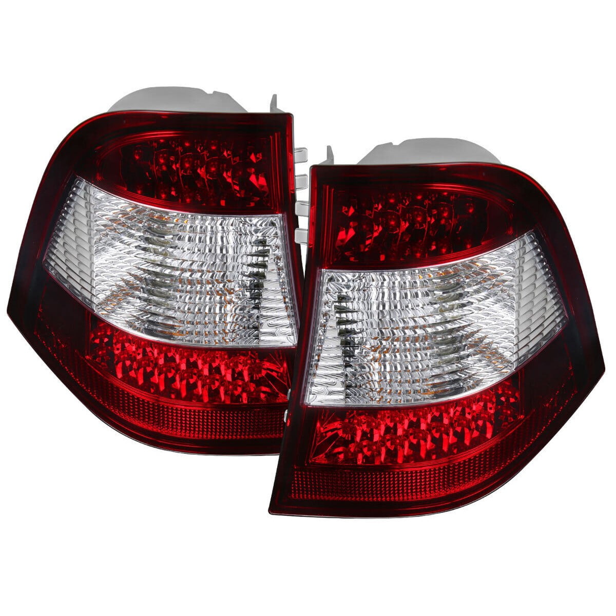 Teledu Red/Clear Tail Lights W163 Class LED Lamps - Walmart.com