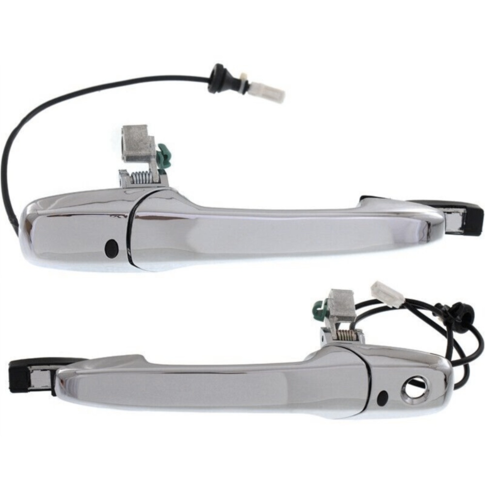 Teledu Set of 2 Door Handles Front Driver & Passenger Side Chrome Coupe ...