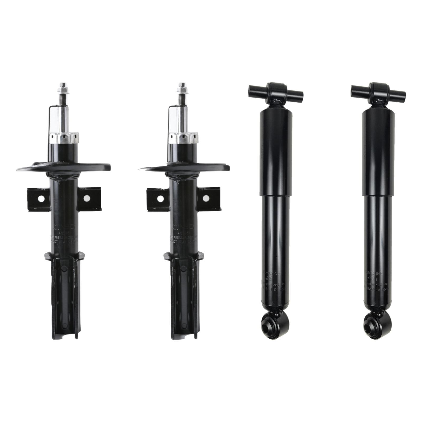 Teledu Set Of 4 Front Rear Strut Shock Absorber Kit For Buick Chevy