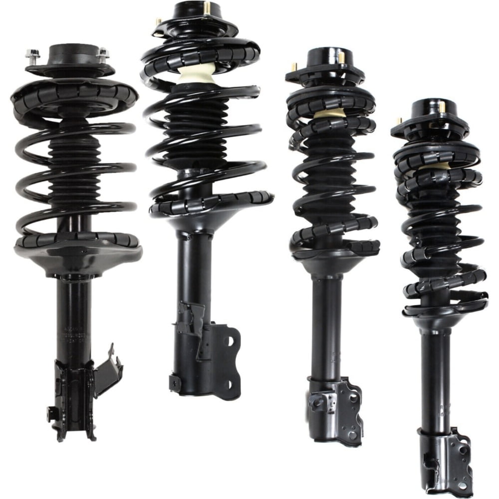 Teledu Set Of 4 Shock Absorbers And Strut Assembly Front And Rear Driver