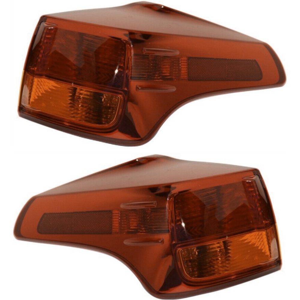 Teledu Tail Light For 13-15 Toyota RAV4 Set of 2 Left and Right Outer ...