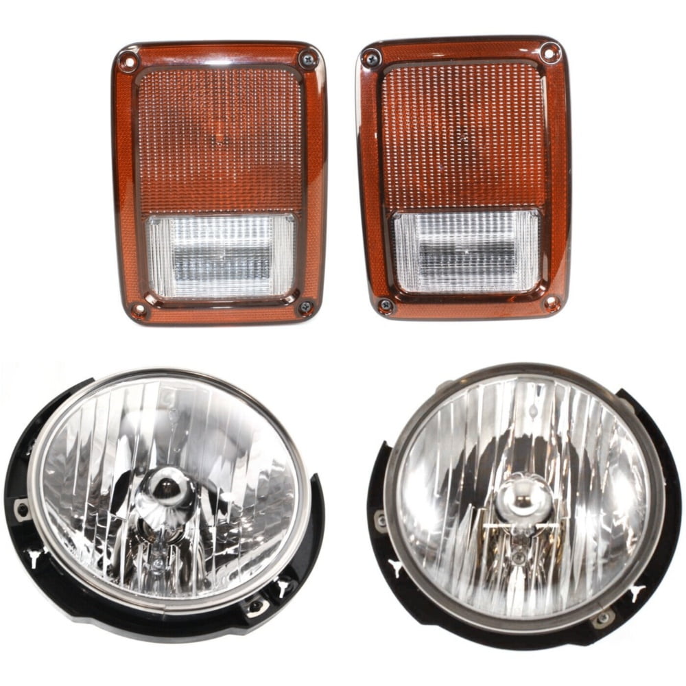 Teledu Tail Light Kit For 07-17 Wrangler 18 Wrangler JK Driver and ...