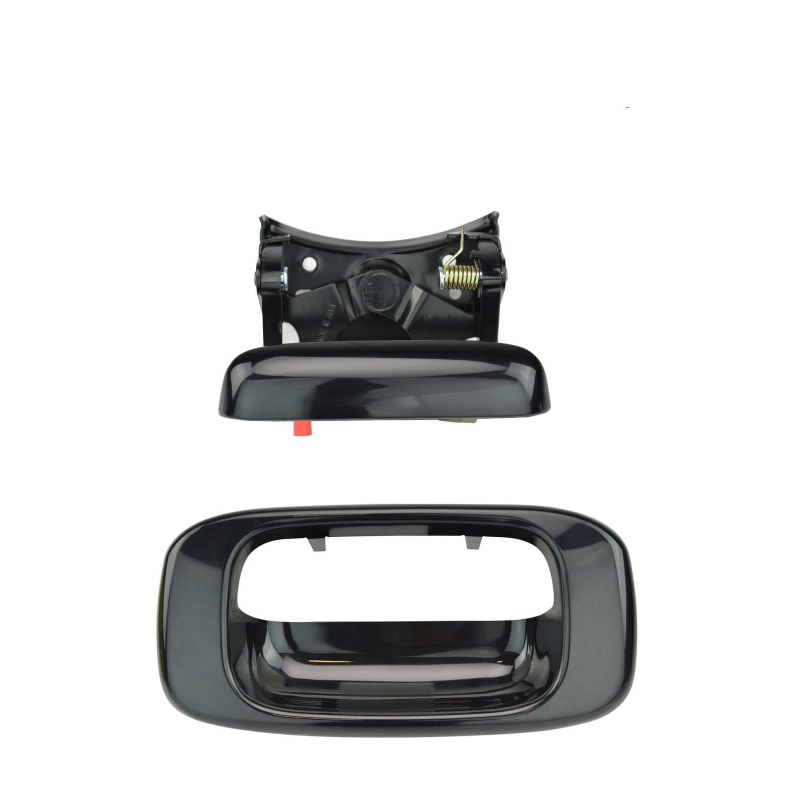 Teledu Tailgate Handle and Bezel SET Smooth Black For Classic Sierra ...