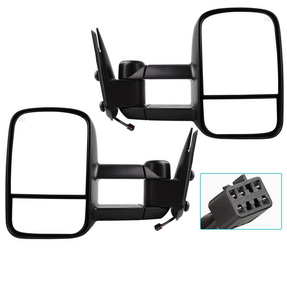 Teledu Tow Mirrors For Sierra Silverado Suburban Tahoe Yukon Power ...