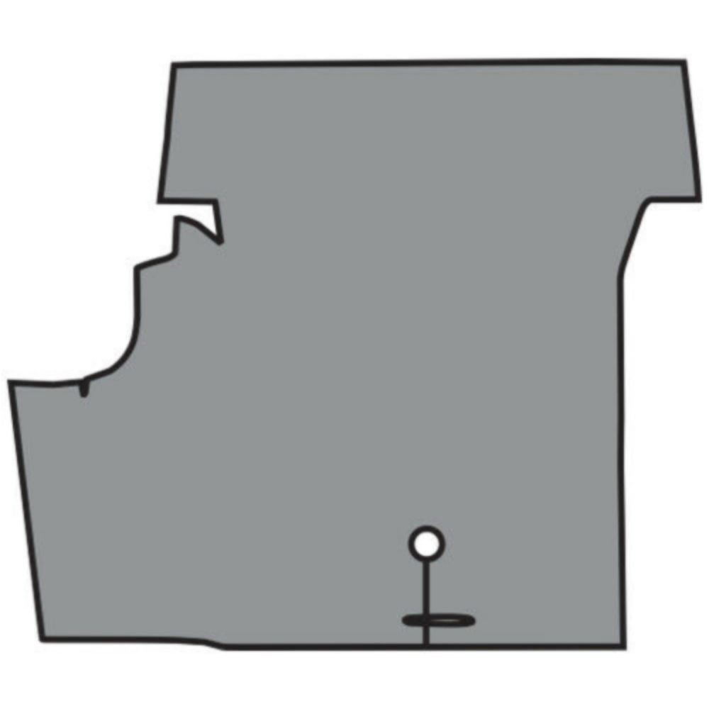 Teledu Trunk Mat Burtex | For Ford 1969-1970 Mustang Fastback - Walmart.com