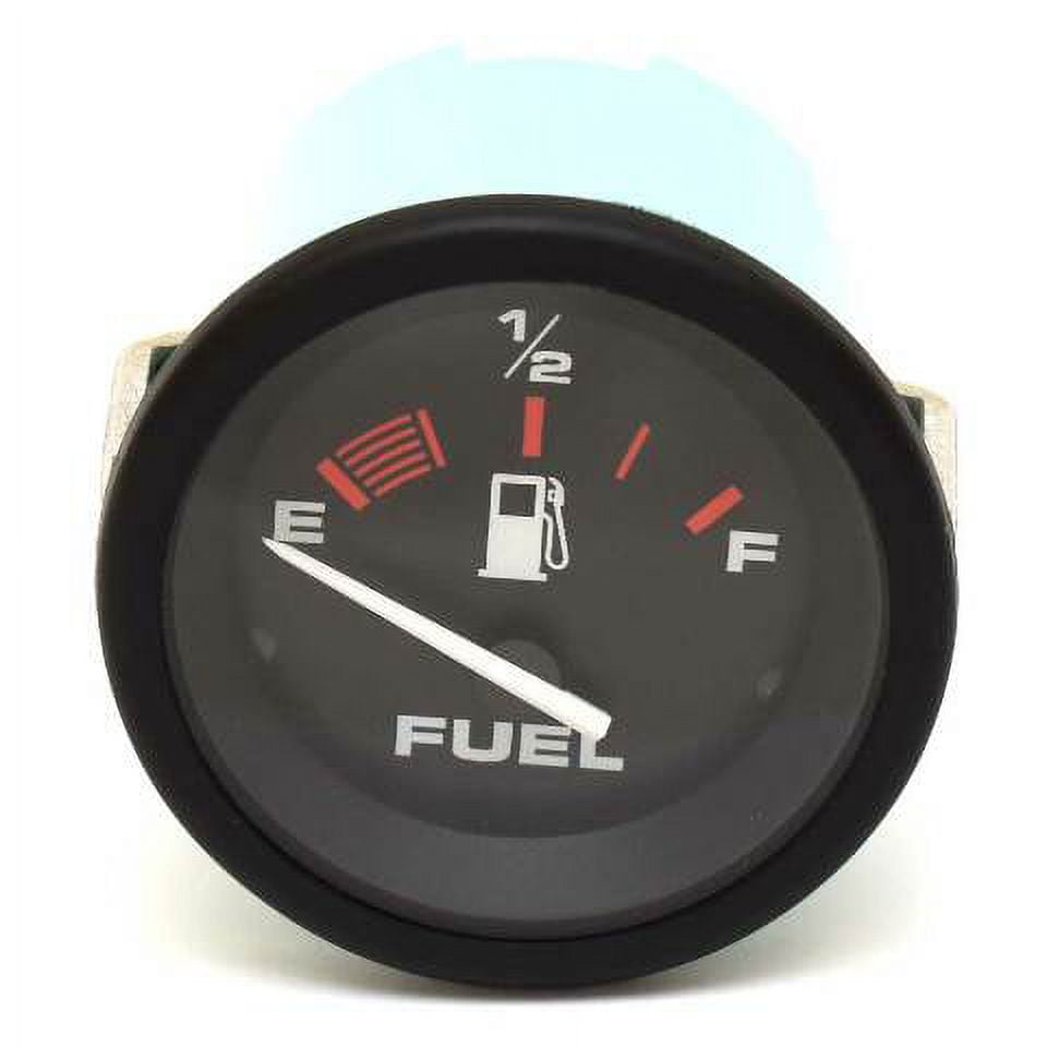 Teleflex Boat Fuel Gauge 780000PMNB | Amega Series Black - Walmart.com