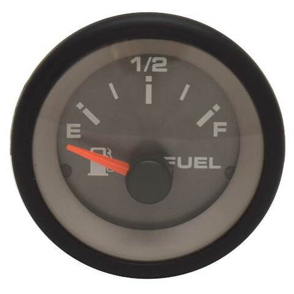 Teleflex Boat Fuel Level Gauge 70153F | 2 Inch Black Pewter - Walmart.com