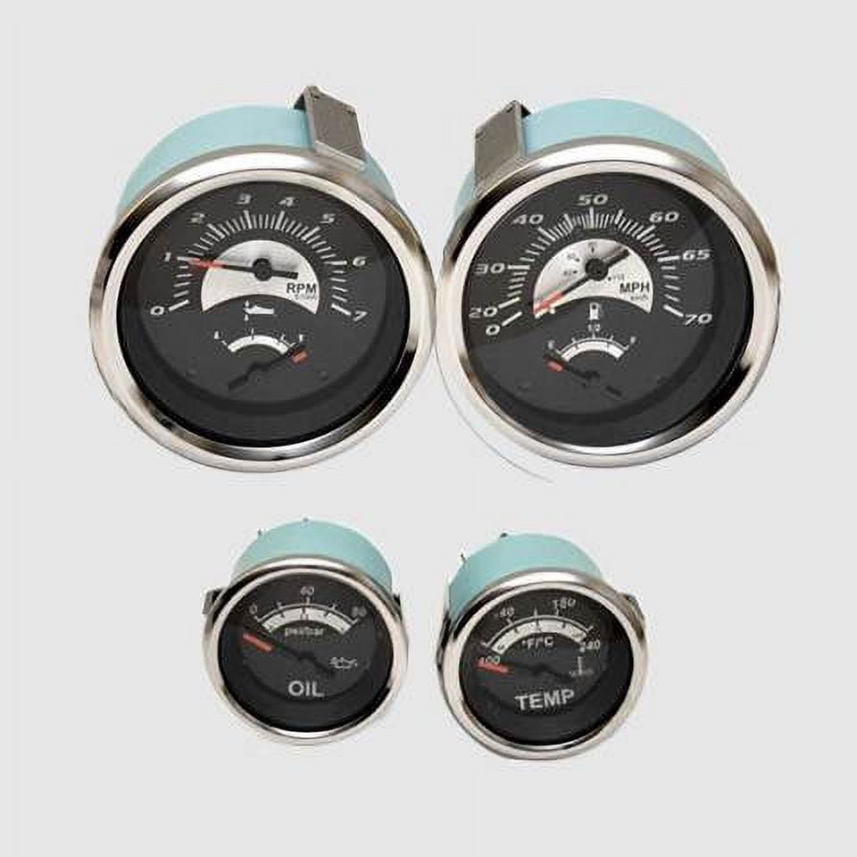 Teleflex Boat Gauge Set | Crownline Mercury I/O (Set of 4) - Walmart.com
