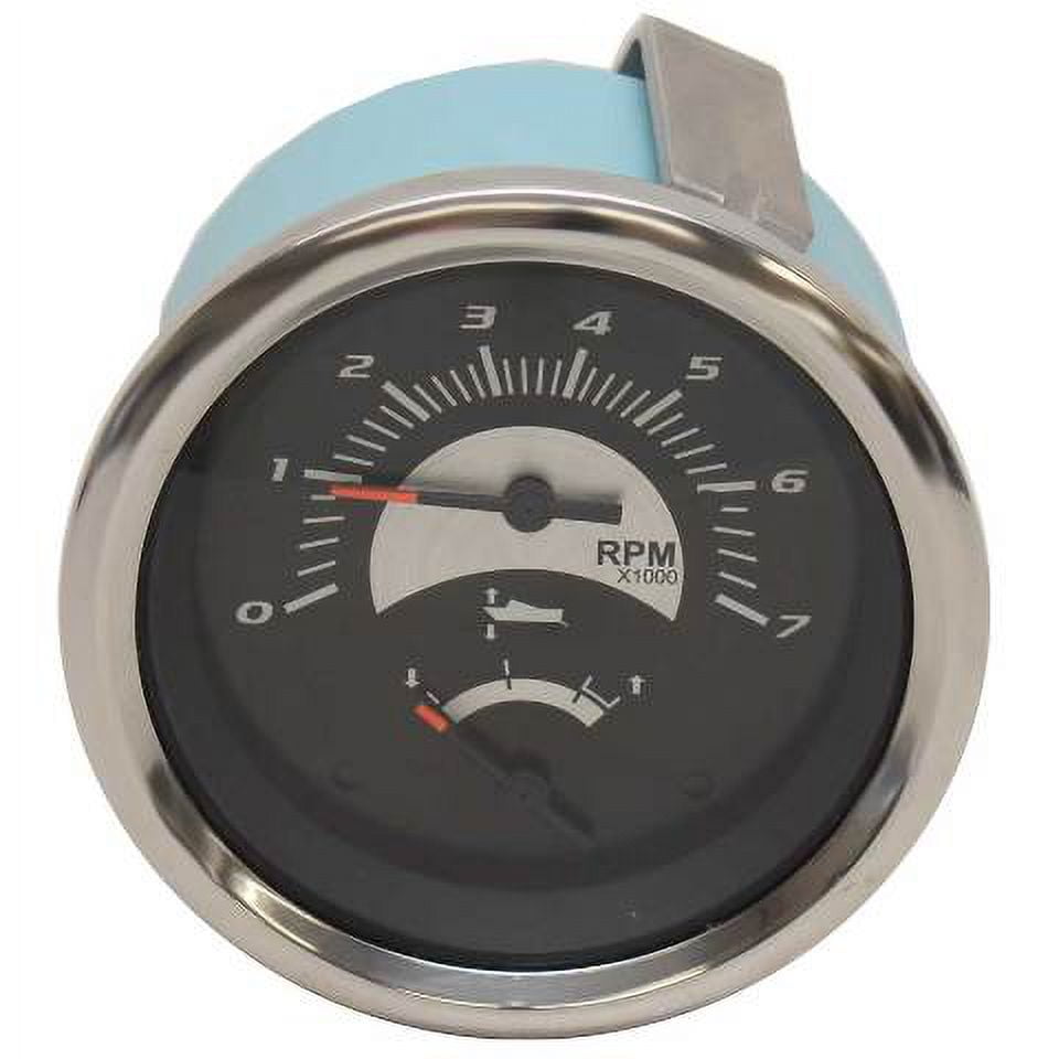 Teleflex Boat Multi-Function Gauge 71083F | Sterling Silver 3 1/4 Inch ...