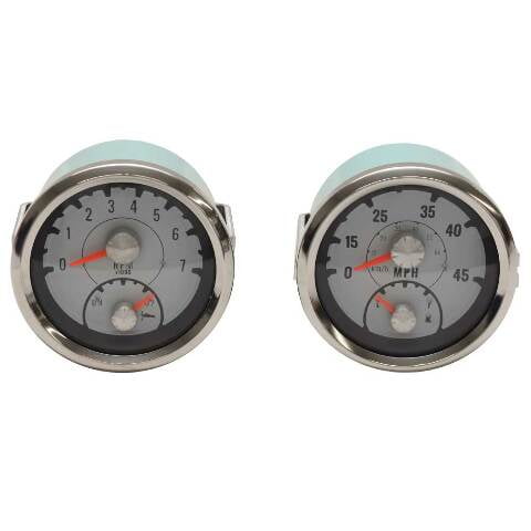 Teleflex Boat Multifunction Gauge Set | 3 3/8 Inch Mercury Volvo ...