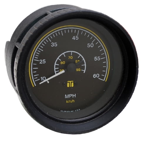 Teleflex Boat Speedometer Gauge | 12 Volt Illuminated - Walmart.com