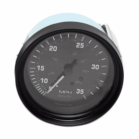 Teleflex Boat Speedometer Gauge 56964P | Vector Series Black (Kit ...