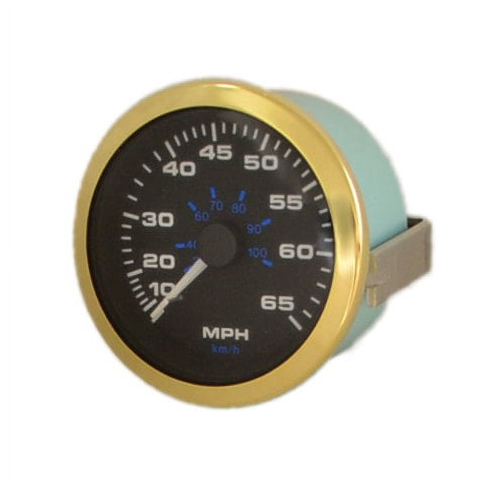 Teleflex Boat Speedometer Gauge 62406 | Premier Pro Gold 3 1/4 Inch ...