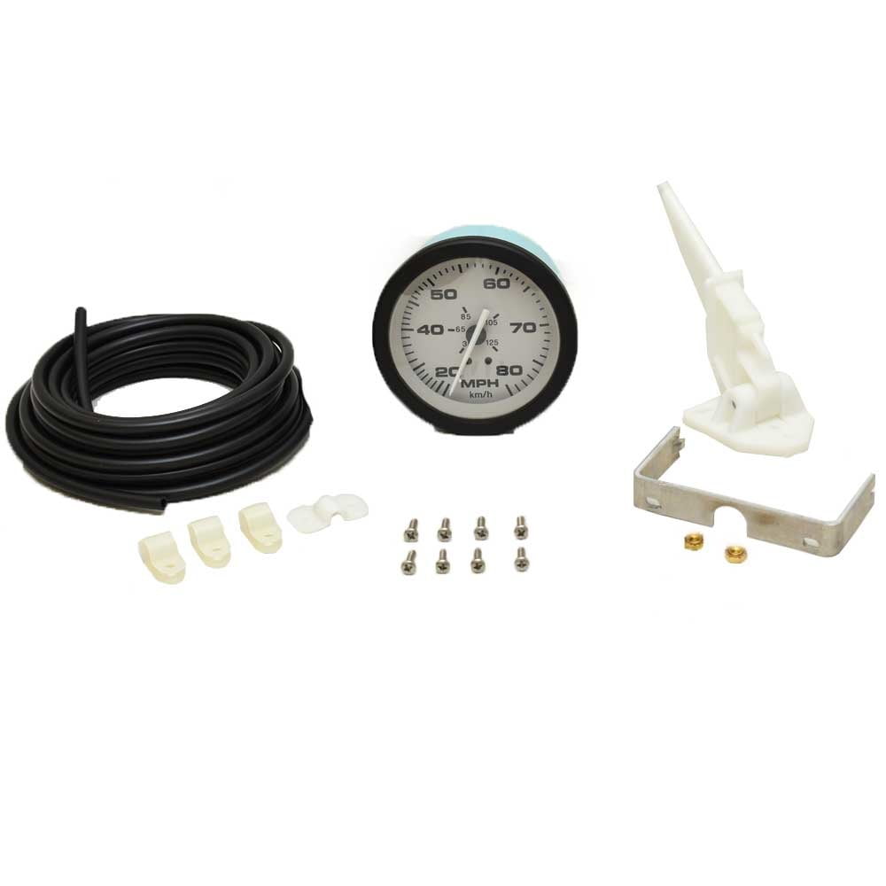 Teleflex Boat Speedometer Kit 63516P | Driftwood 3 1/4 Inch Black Gray ...