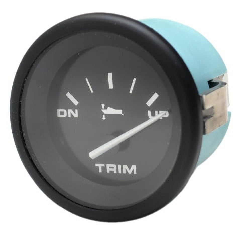 Teleflex Boat Trim Gauge 59646 | Hurricane Mercury 2 Inch Black ...