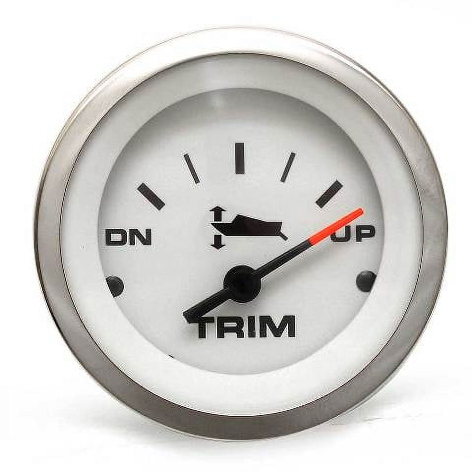 Teleflex Boat Trim Gauge 59657 | Lido Series 2 Inch Mercury - Walmart.com