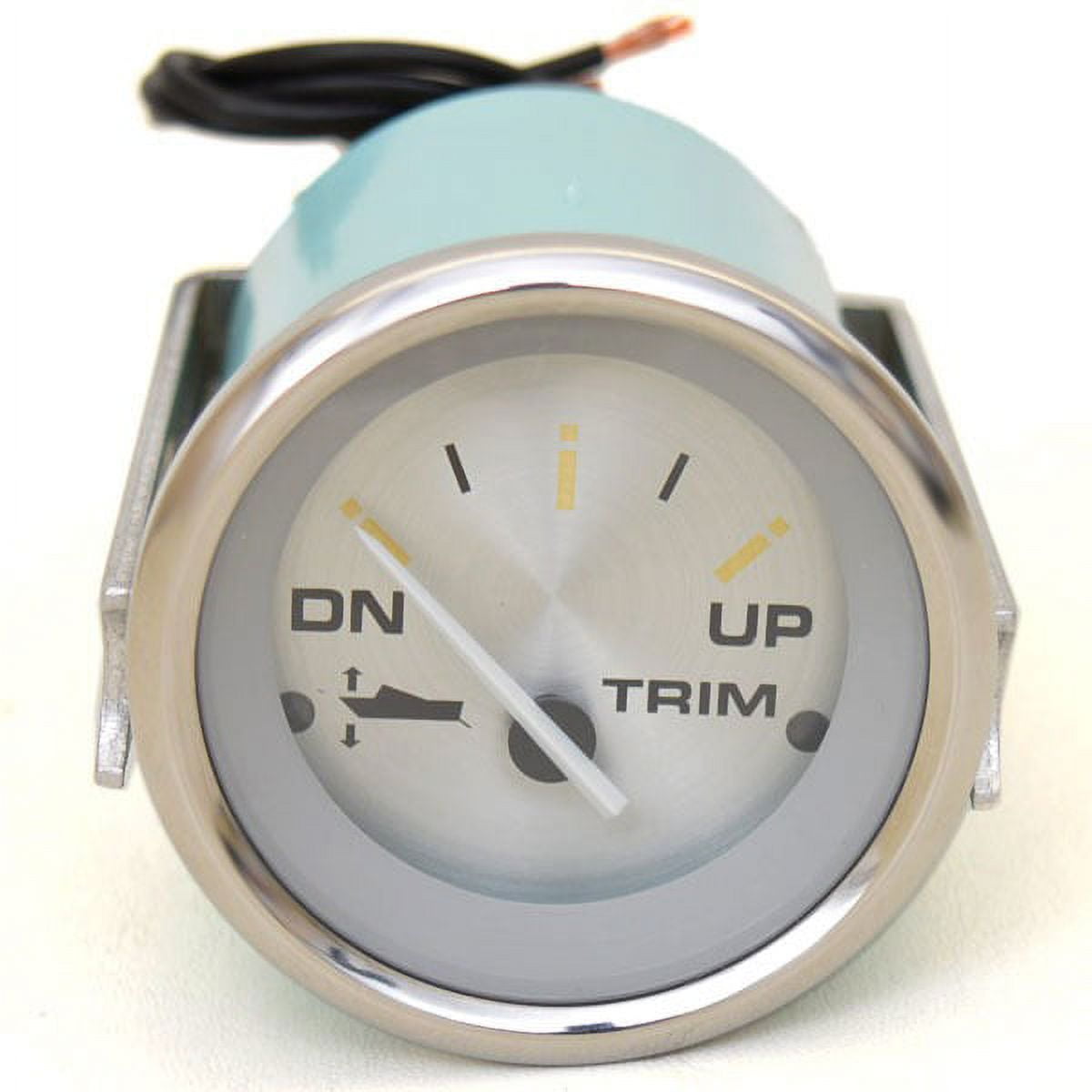 Teleflex Boat Trim Gauge 69223F | Mercury Gold Sterling 2 Inch Silver ...